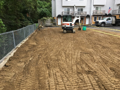 Leaning Retaining Wall Plate Anchor repair Waterbury CT - Residential ResQ